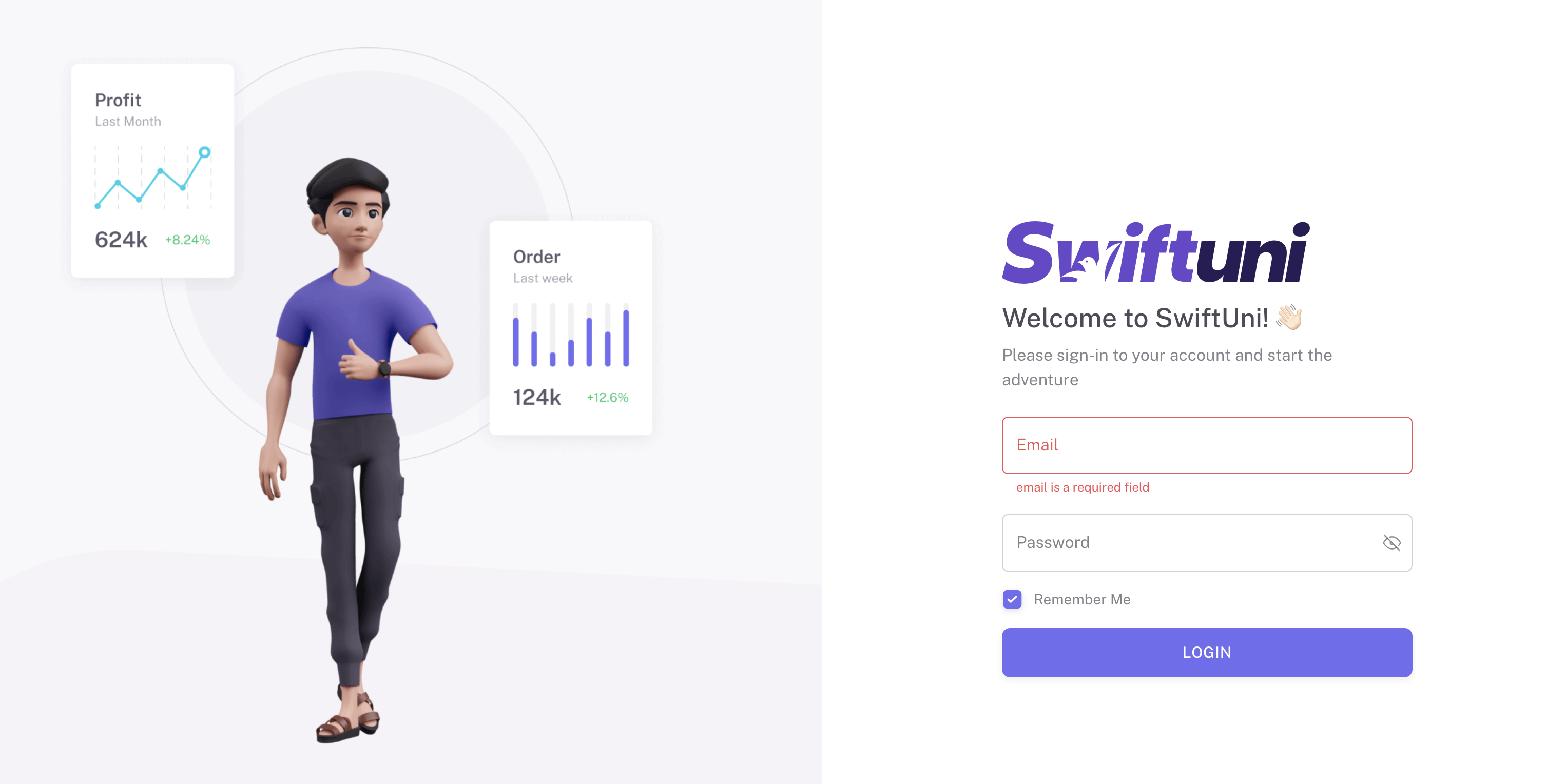 SwiftUni - Admin Panel